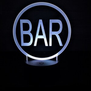Laser Engraved LED Light up Display/sign, Custom LED Sign-circle - Etsy