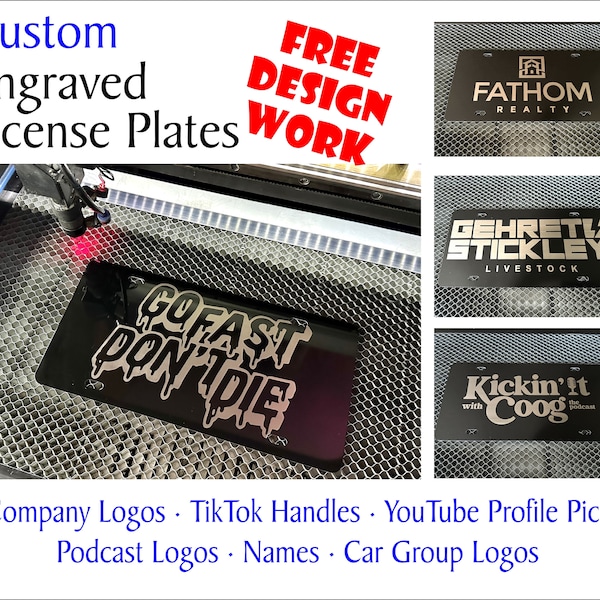 Custom Vanity Plates - Etsy