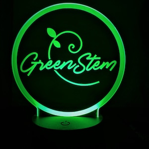 Laser Engraved LED Light up Display/sign, Custom LED Sign-circle - Etsy