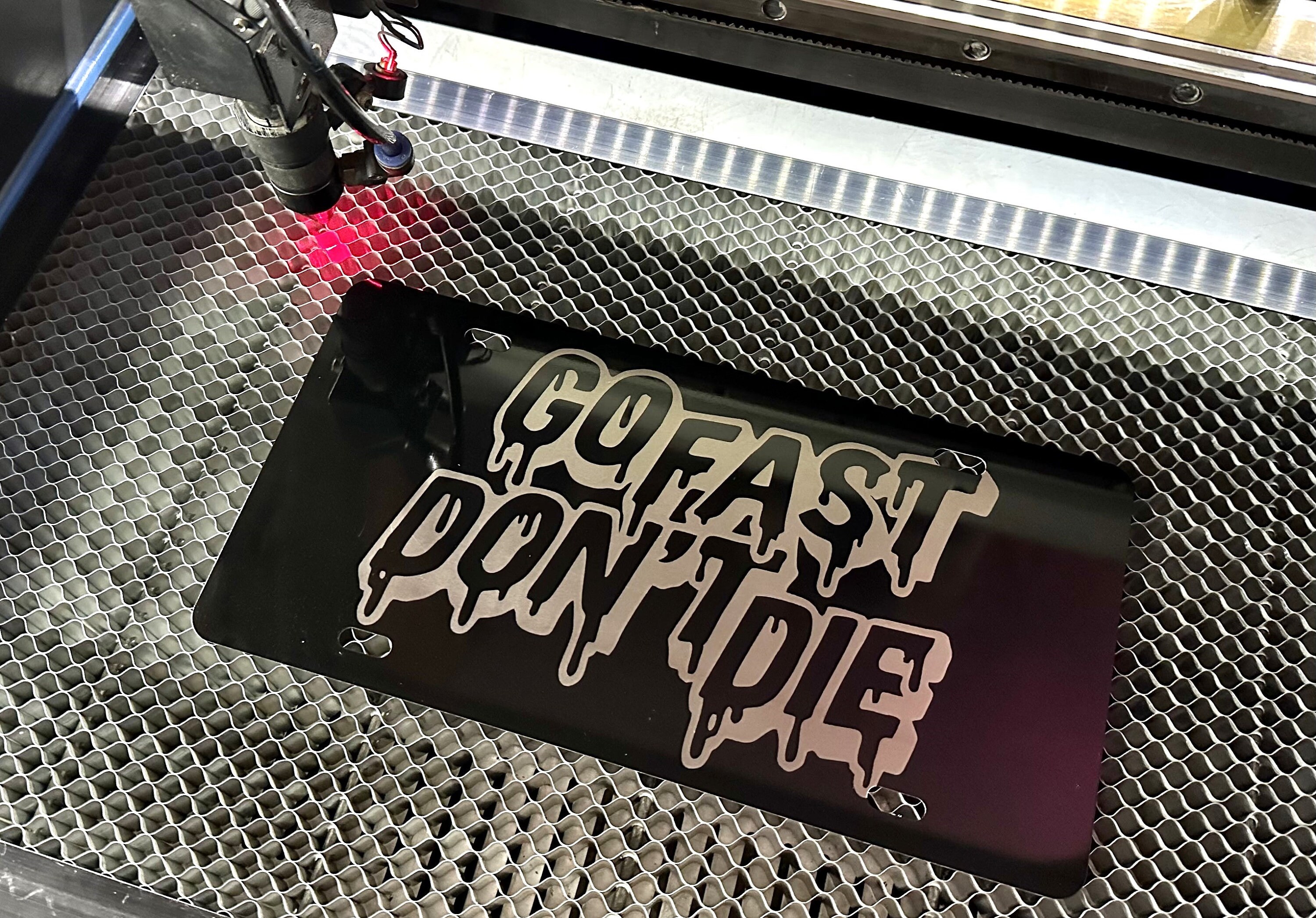 Custom Laser Engraved License Plate: Personalized Aluminum Car Tag - Etsy