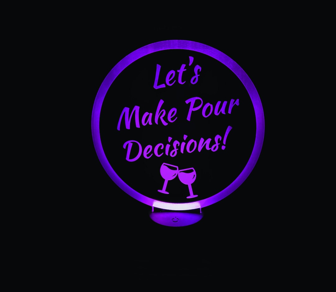 Laser Engraved LED Light up Display/sign, Custom LED Sign-circle - Etsy