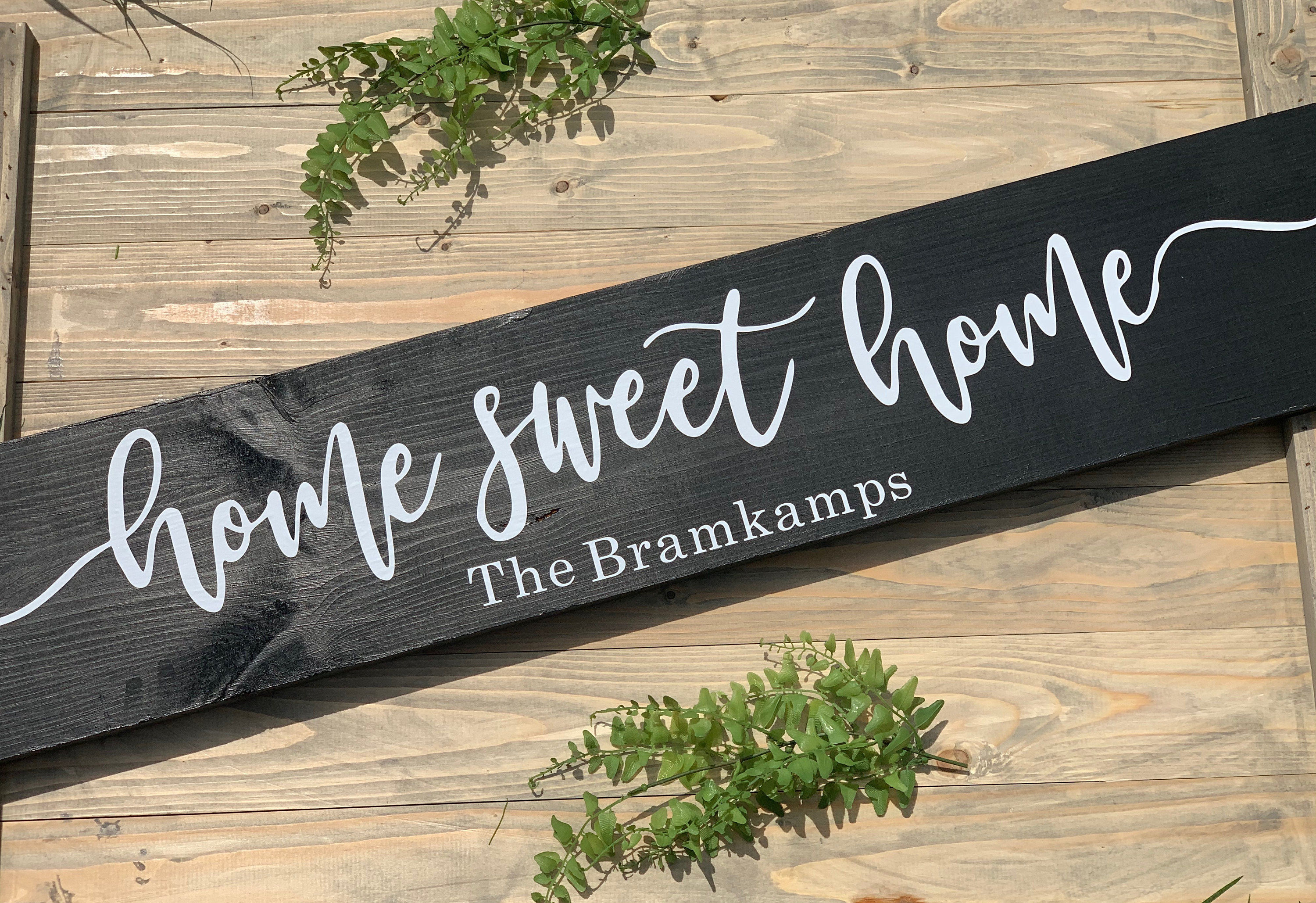 Home Sweet Home Sign Home Sweet Home Wood Signs Established | Etsy