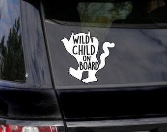 Wild Child Car Decal - Etsy