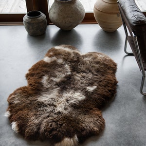 Very Big Rare Breed Sheepskin Rug 120 Cm Long. Real Sheepskin, Lambskin ...