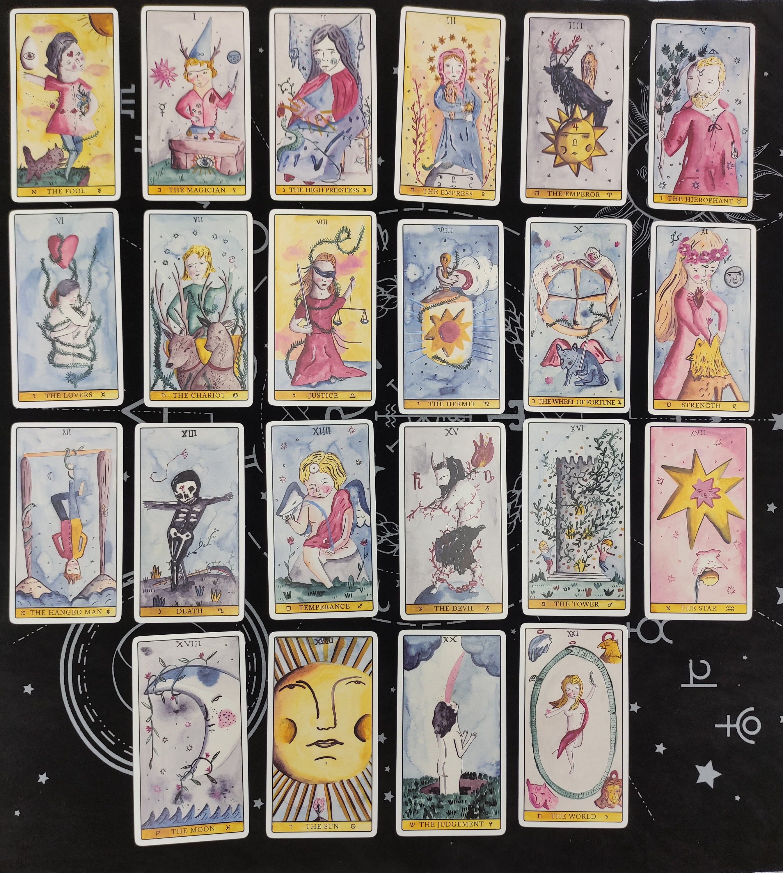 Tarot Deck Tarot of Light 78 Tarot cards | Etsy