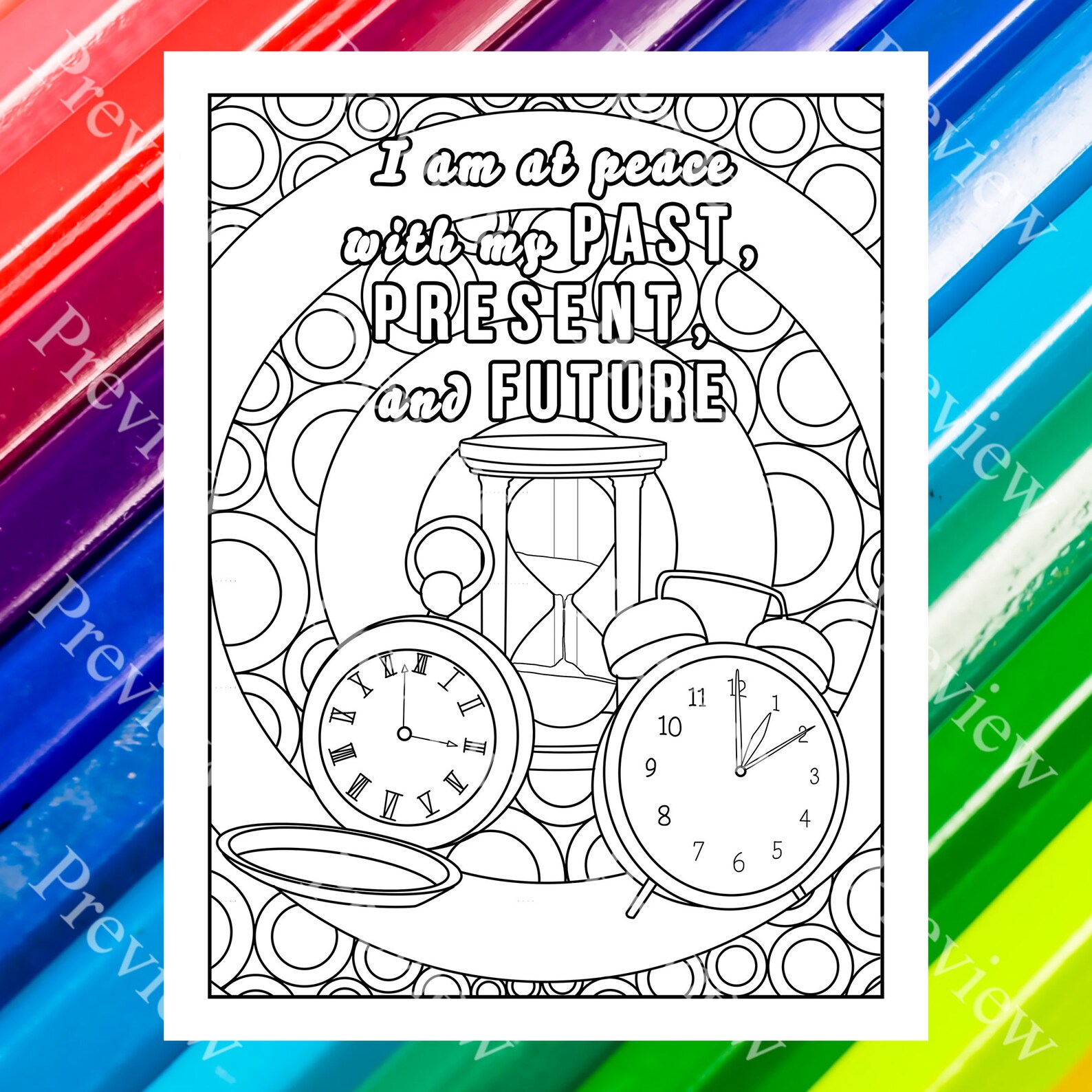 20 Positive Affirmation Coloring Pages - Inspirational Saying Coloring ...