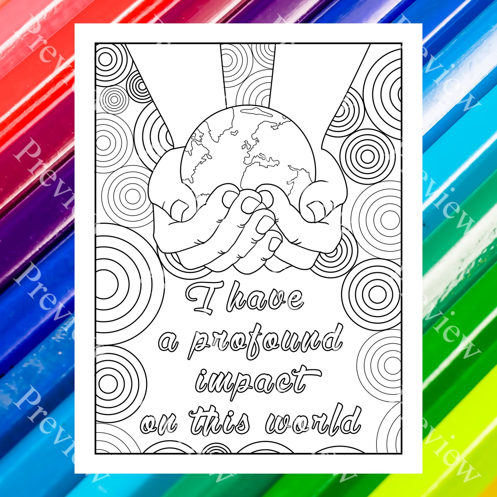 20 Positive Affirmation Coloring Pages Inspirational Saying Coloring ...