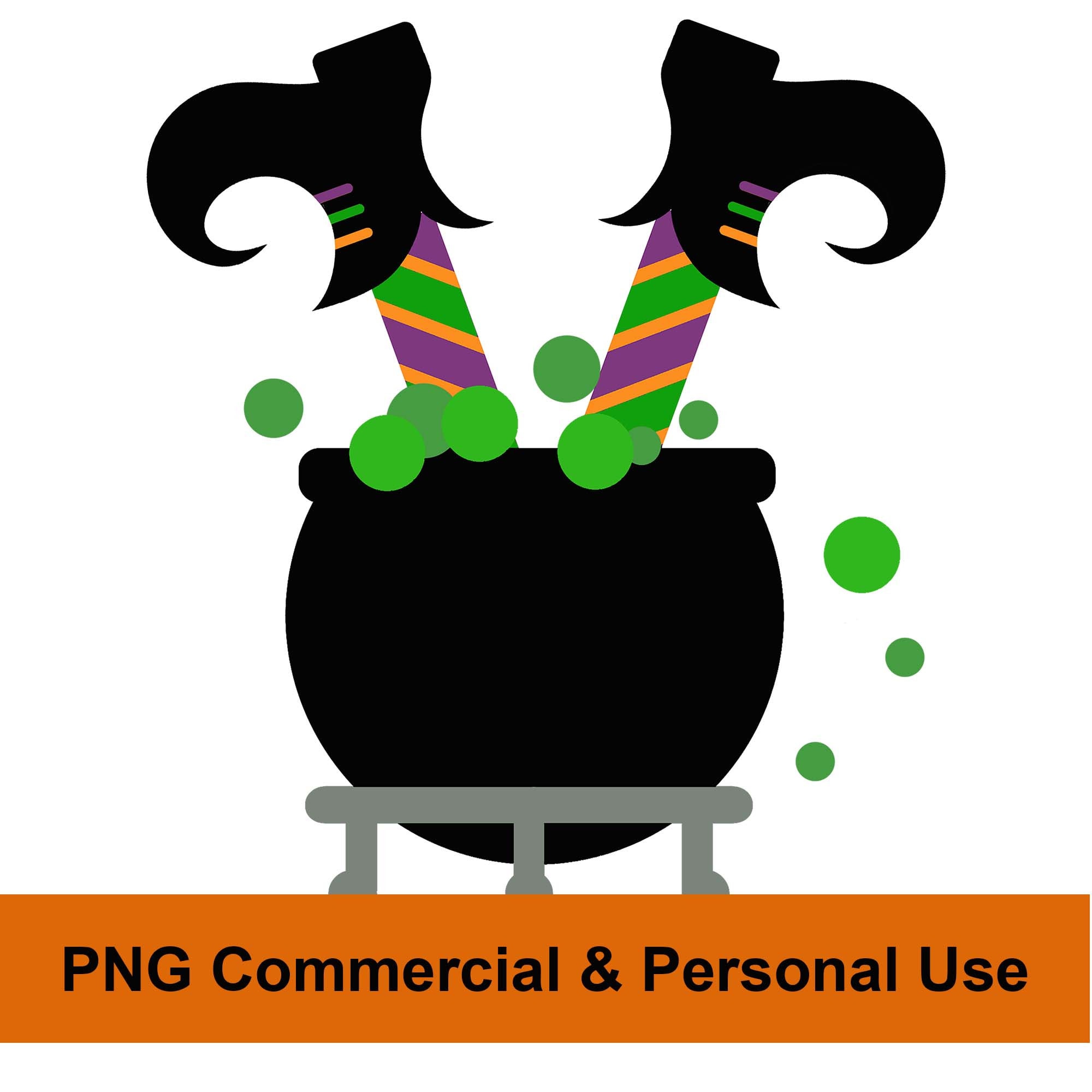 Halloween Witch Legs Clip Art