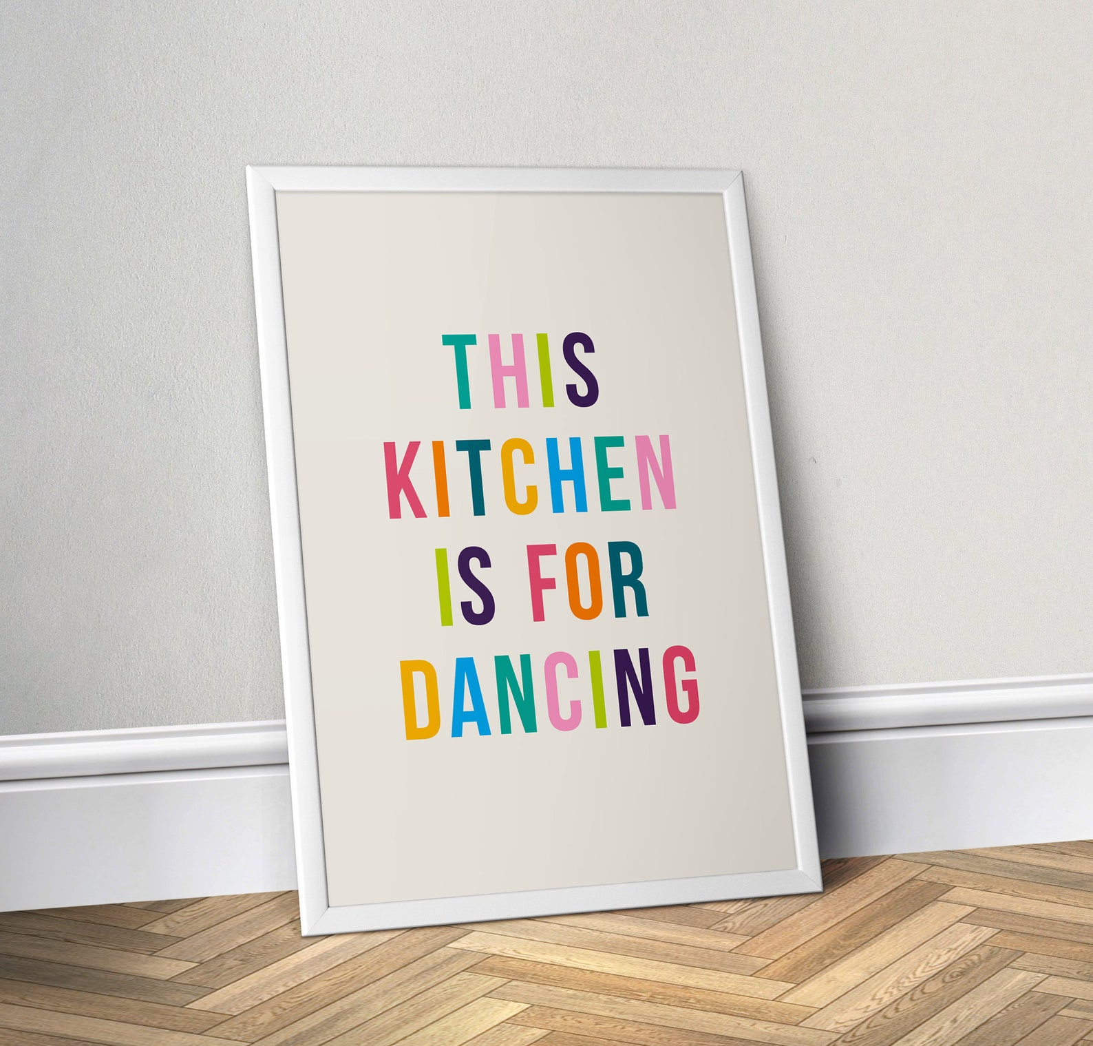 This Kitchen is for Dancing Poster Print | Etsy