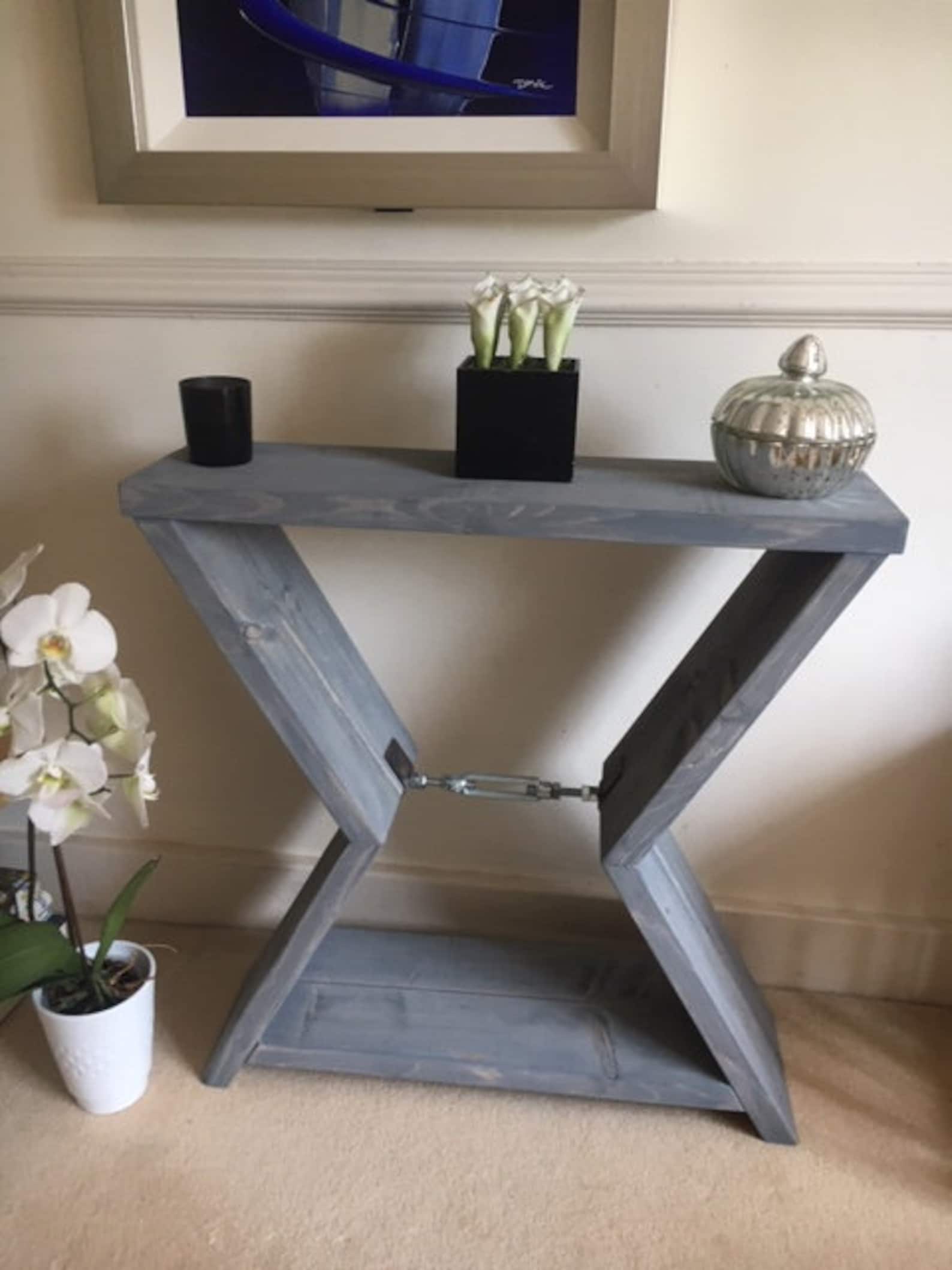 Rustic Narrow Hallway Console Table Stylish Hallway Furniture - Etsy UK
