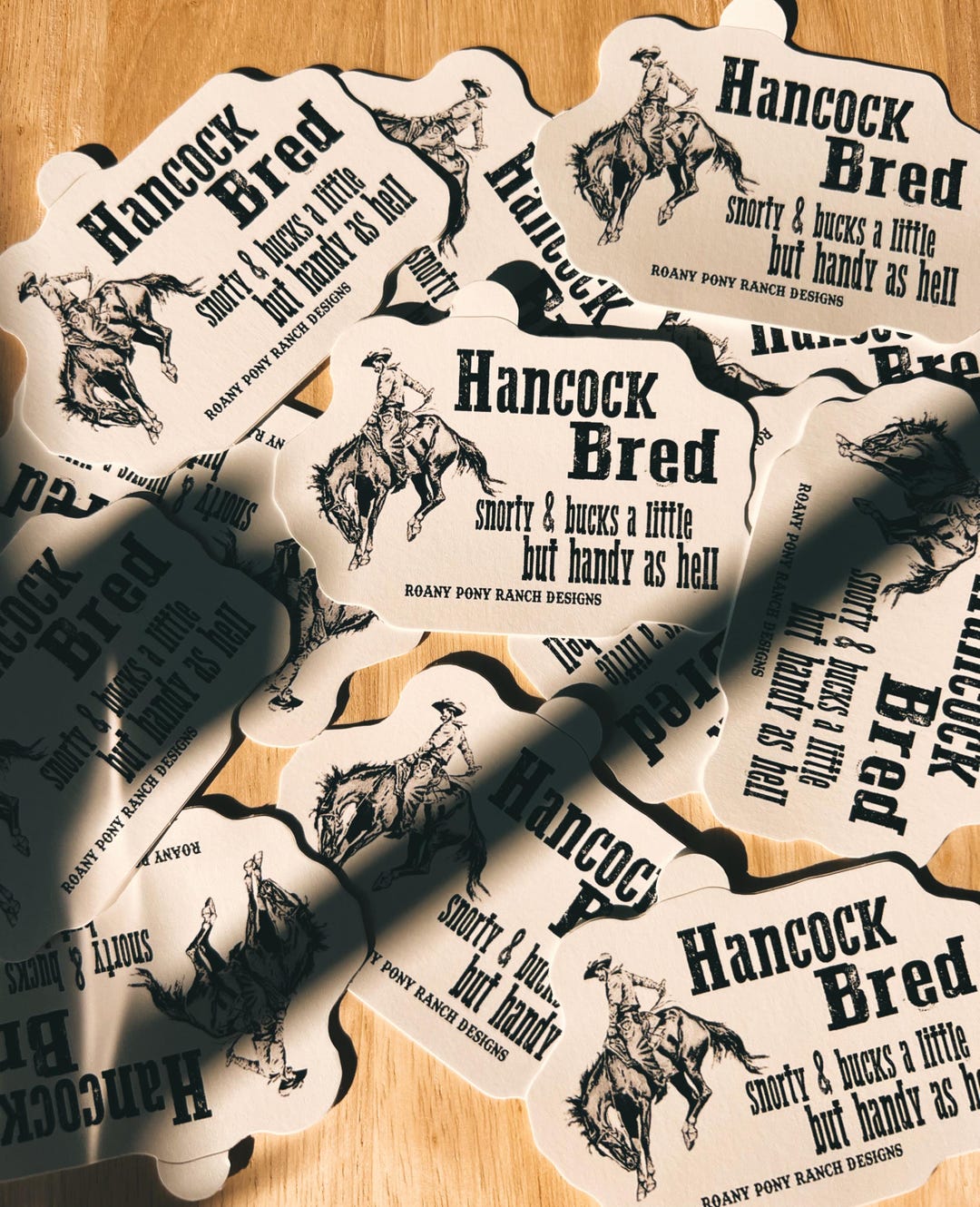 The Original Hancock Bred Sticker - Etsy