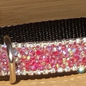 Ruby Radiant Aurora Borealis Crystal Rhinestone Dog or Cat Collar 3/4 ...