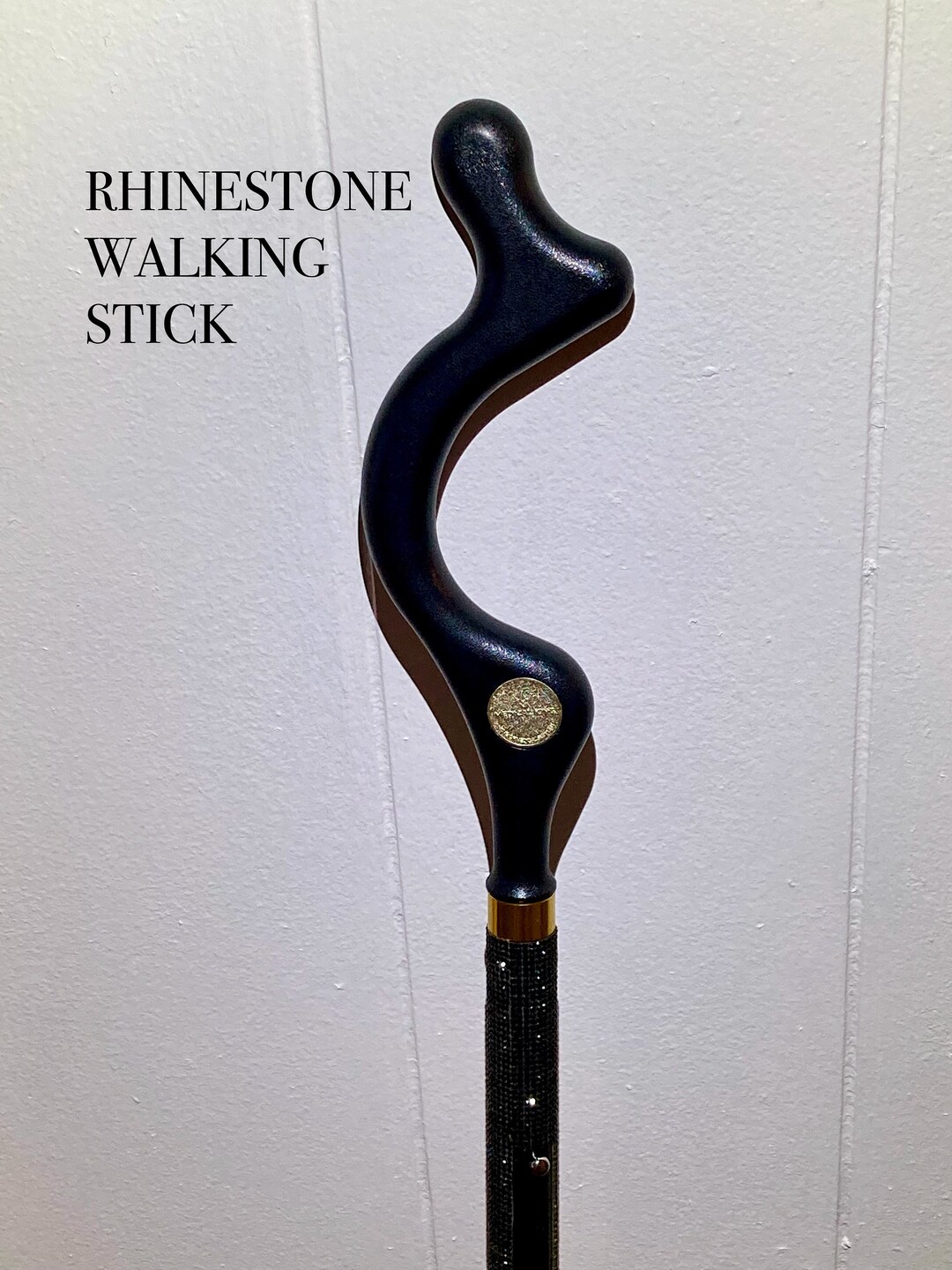 Rhinestone Bling Walking Stick, Perfect Accessory for Hiking or Walking ...
