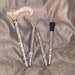 Platinum & Rhinestone Glam Cane, Derby Pearl Handle, Disability Gift ...
