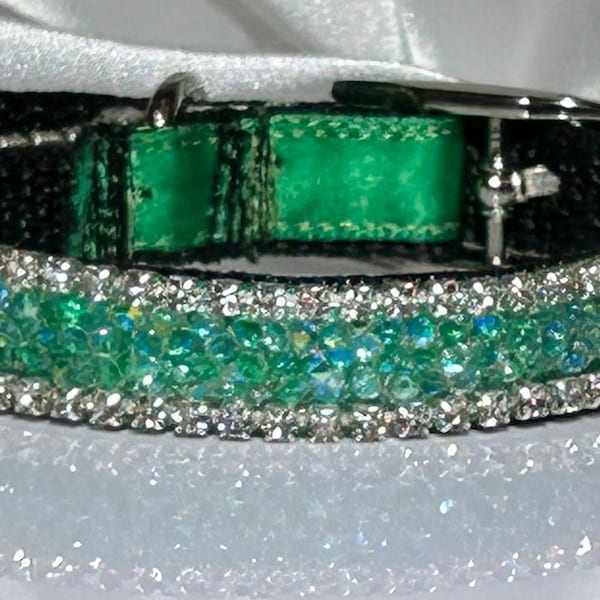 Emerald Dog Collar - Etsy