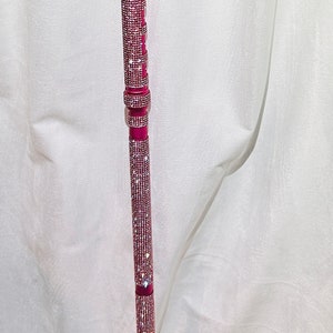 Pink Rhinestone Bling Cane | Luxury Pink Ombré Derby Handle ...