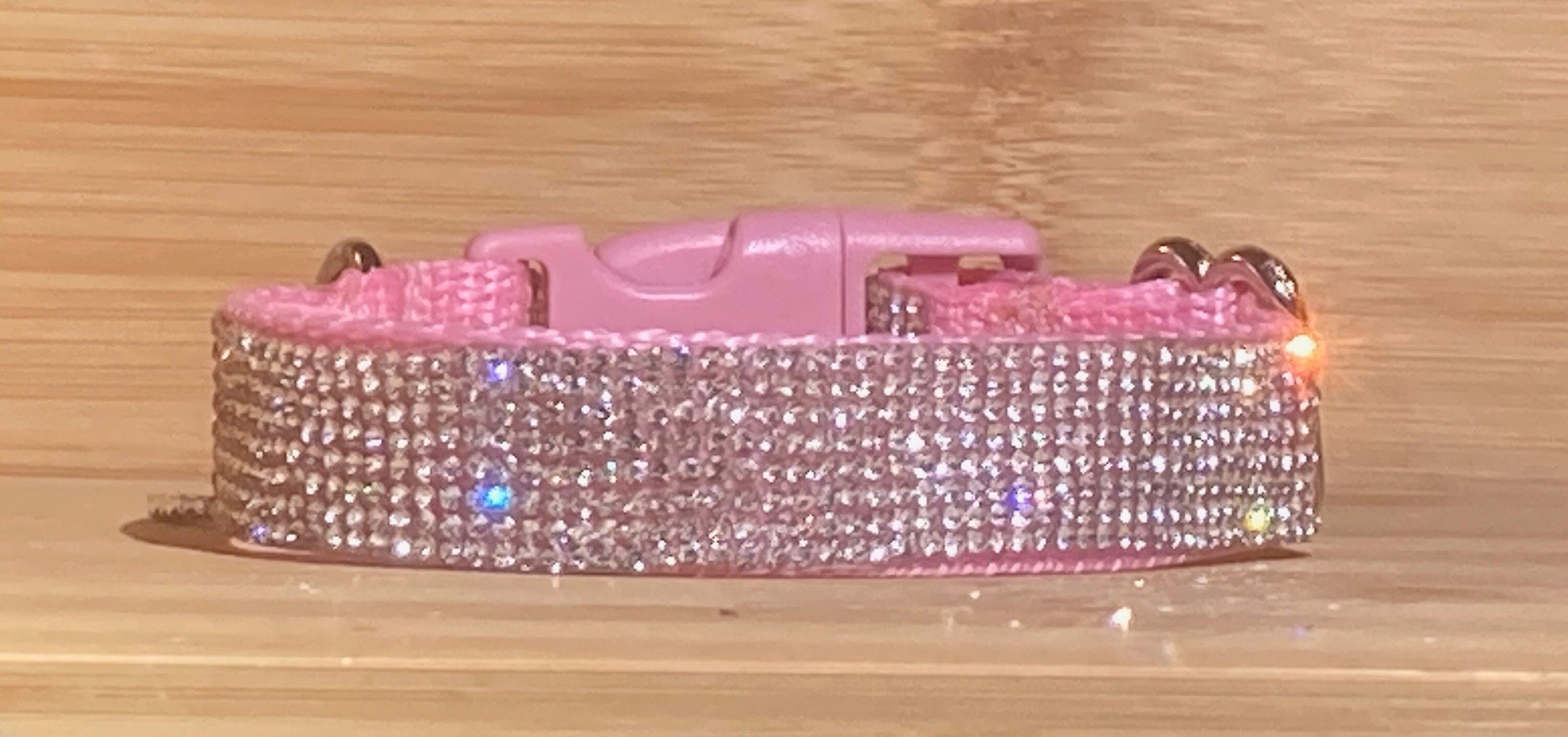 Rhinestone Bling Dog Collar Glam Adjustable Sparkly Fun! for All Sized ...