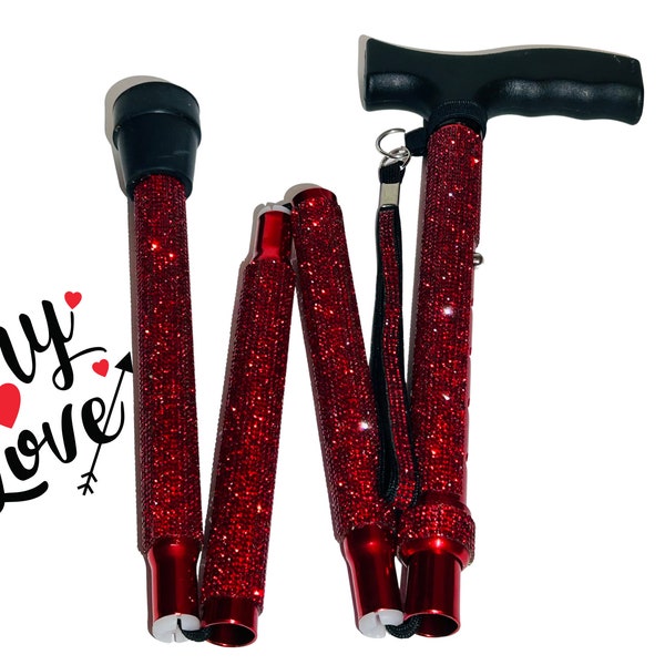 Rhinestone Walking Canes - Etsy