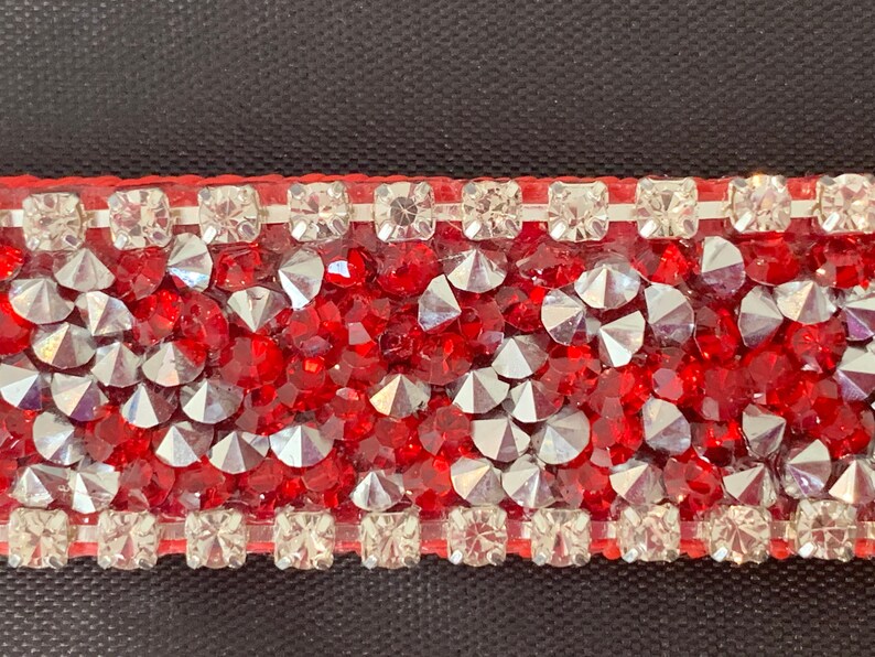 Red Rhinestone Bling Holiday Dog or Cat Collar 3/4 Inch Red - Etsy