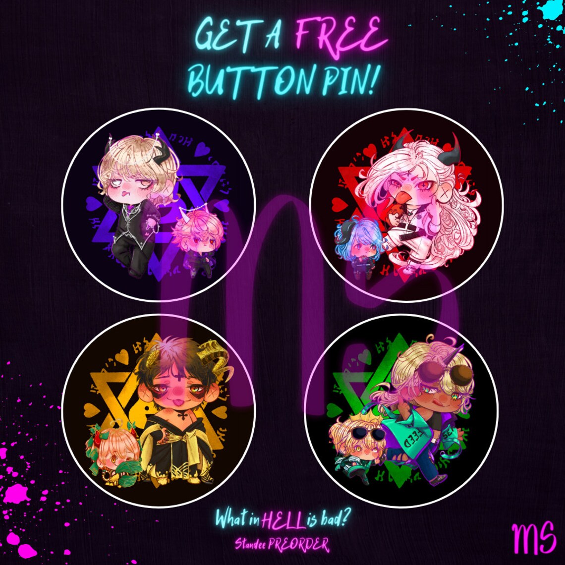 PREORDER Standee What in Hell is Bad - Etsy