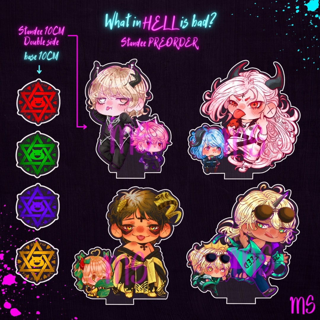 PREORDER Standee What in Hell is Bad - Etsy