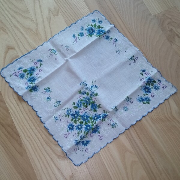Flower Handkerchief - Etsy