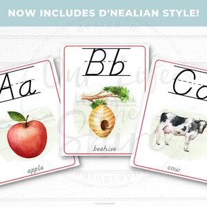Farm Theme, Alphabet Posters, Flash Cards, Classroom Decor, Homeschool ...