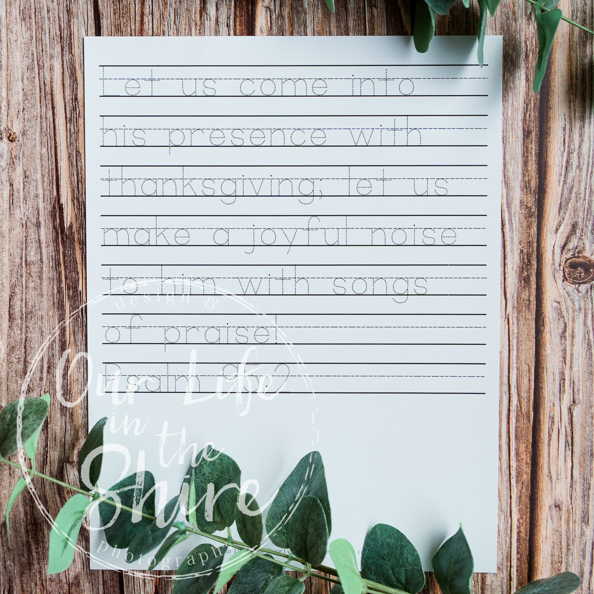 52 Nature Inspired Bible Verses, Scripture Posters, Cards & Copywork ...