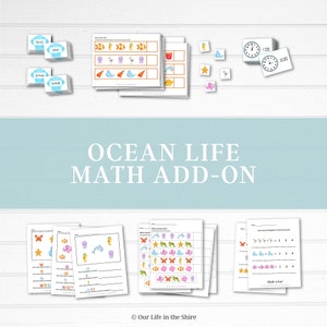 Ocean Life ULTIMATE Bundle | Homeschool Printable Activities | Numbers ...