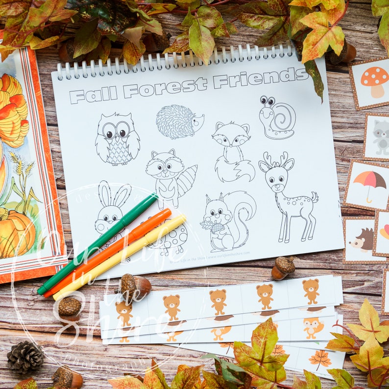 Fall Forest Friends Fun & Games | Homeschool Printable Activities ...
