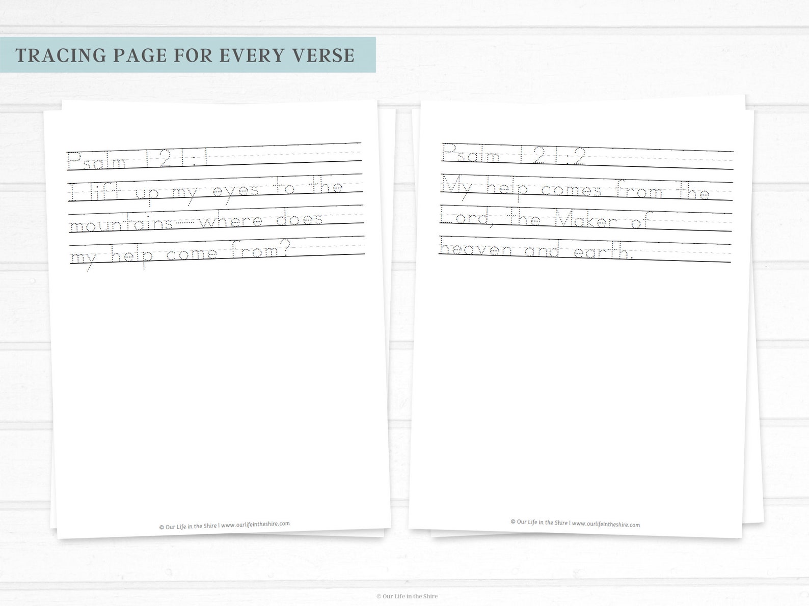 Psalm 121, Scripture Posters, Cards & Copywork, Bible Verses ...