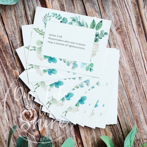 52 Nature Inspired Bible Verses, Scripture Posters, Cards & Copywork ...