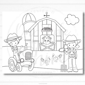 Farm Fun Coloring Pages, Activities for Kids, Toddlers, Preschool ...