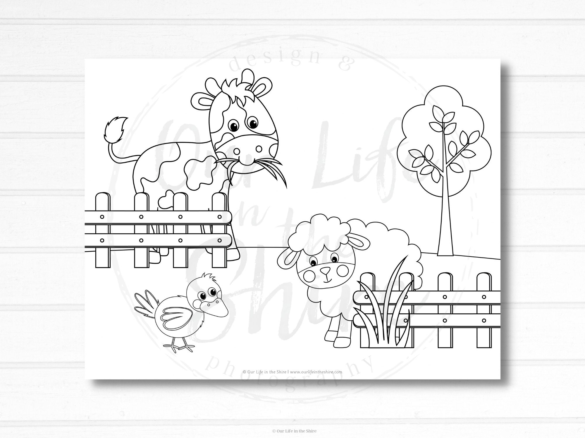 Farm Fun Coloring Pages, Activities for Kids, Toddlers, Preschool ...