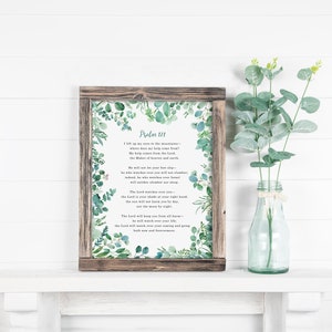 Psalm 121, Scripture Posters, Cards & Copywork, Bible Verses ...