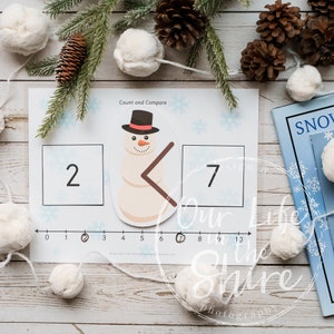 Snowman Math | 0-20 Number Sense | Homeschool Printable Activities ...