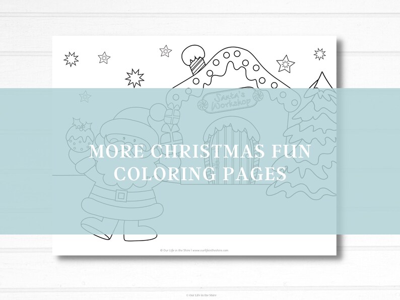 Christmas Fun Coloring Pages, Activities for Kids, Toddlers, Preschool ...