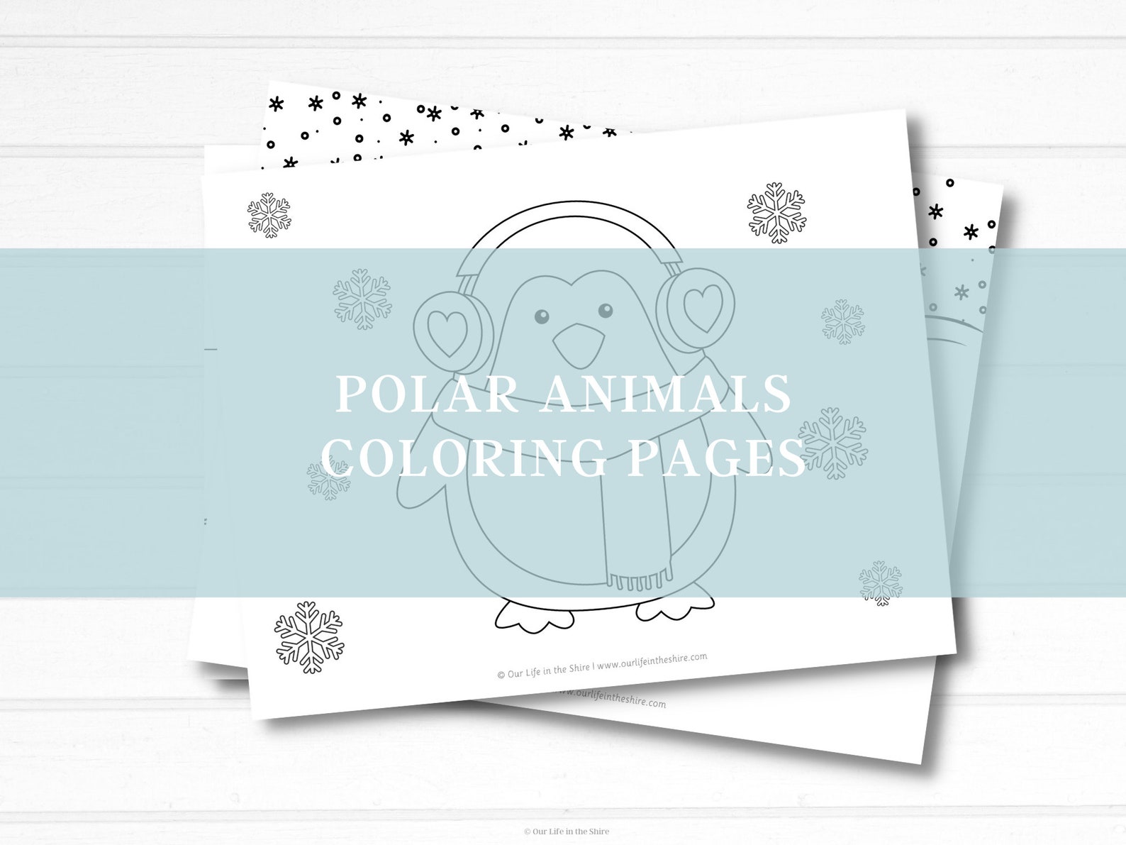 Polar Animals Coloring Pages, Activities for Kids, Toddlers, Preschool ...
