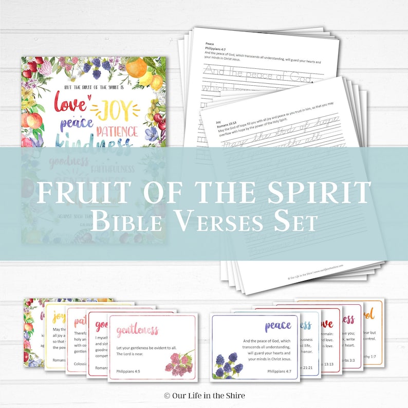 Fruit of the Spirit, Galatians 5:22-23, Bible Activity, Kids Bible ...