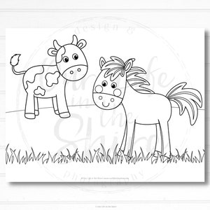 Farm Fun Coloring Pages, Activities for Kids, Toddlers, Preschool ...