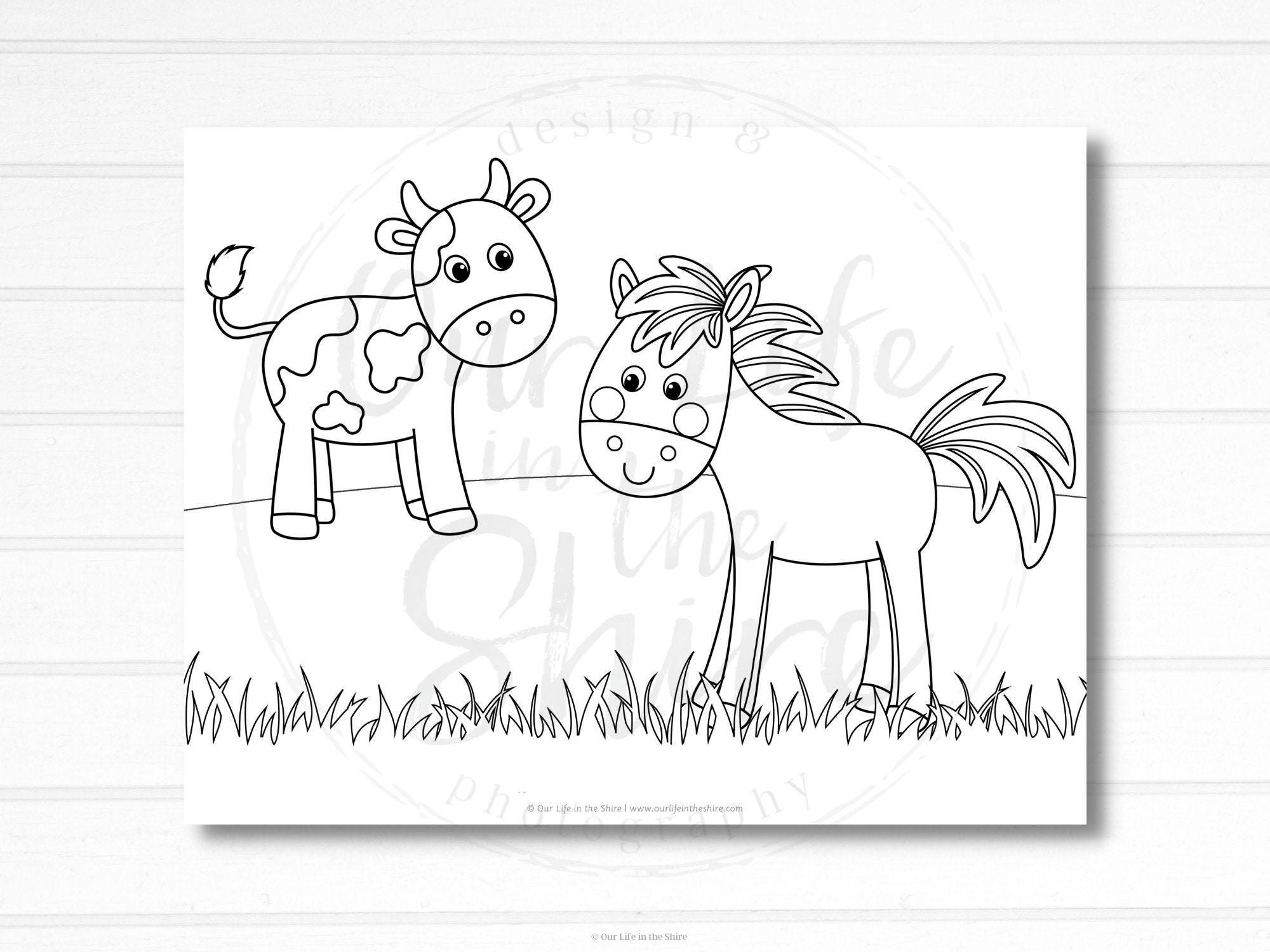 Farm Fun Coloring Pages, Activities for Kids, Toddlers, Preschool ...