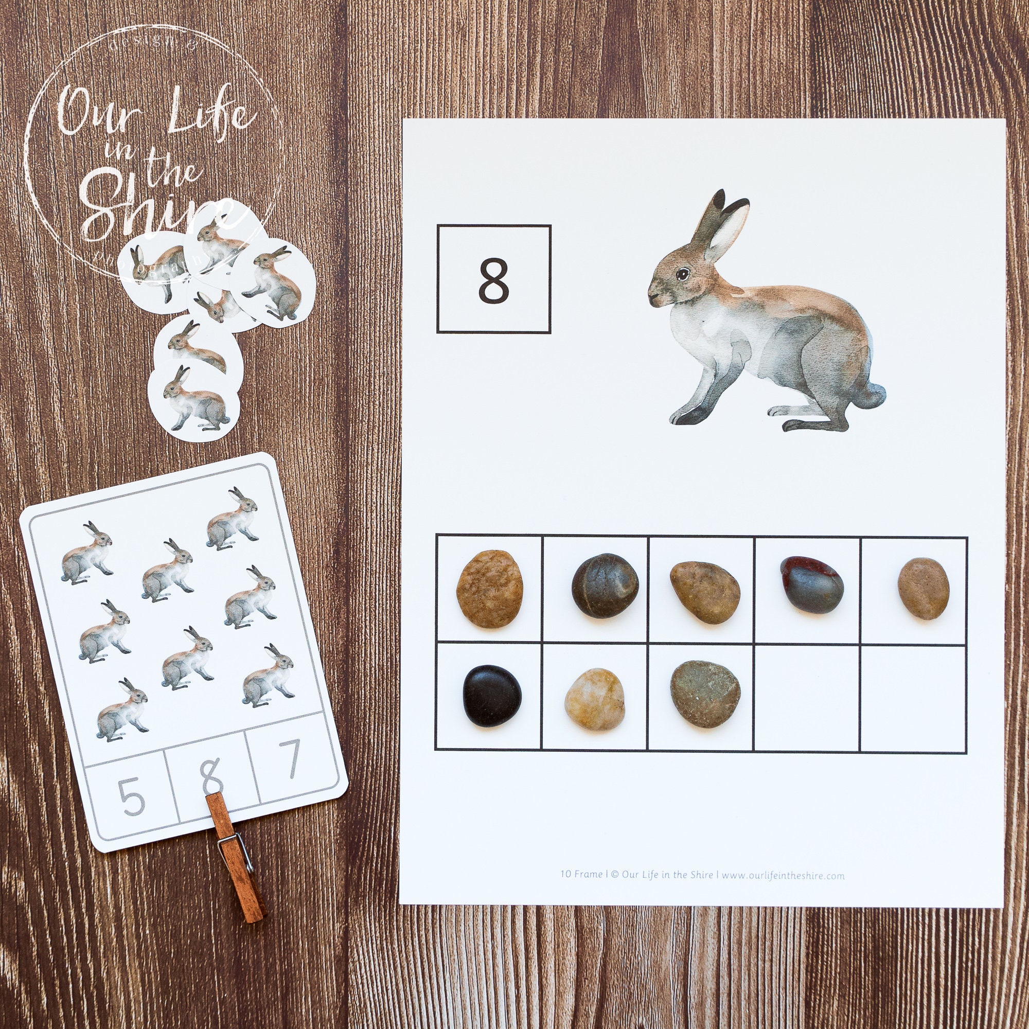 Montessori Forest Animals, Homeschool Printable Activities, Preschool ...