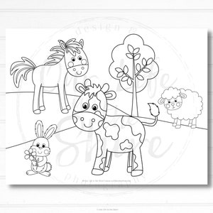 Farm Fun Coloring Pages, Activities for Kids, Toddlers, Preschool ...