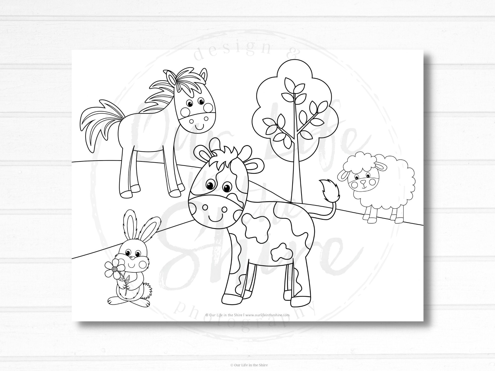 Farm Fun Coloring Pages, Activities for Kids, Toddlers, Preschool ...