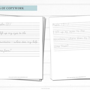 Psalm 121, Scripture Posters, Cards & Copywork, Bible Verses ...