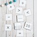 Snowman Math 0-20 Number Sense Homeschool Printable Activities Numbers ...