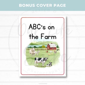 Farm Theme, Alphabet Posters, Flash Cards, Classroom Decor, Homeschool ...
