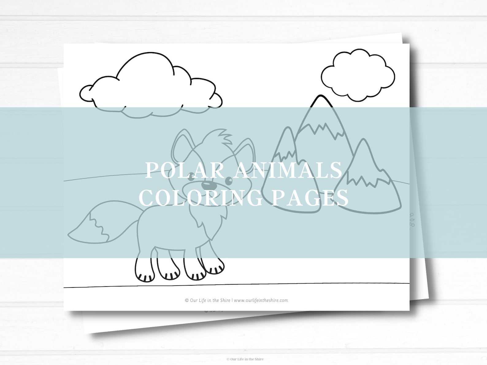 Polar Animals Coloring Pages, Activities for Kids, Toddlers, Preschool ...
