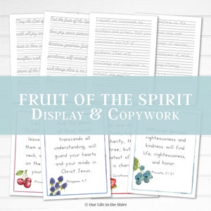 Fruit of the Spirit, Galatians 5:22-23, Bible Activity, Kids Bible ...