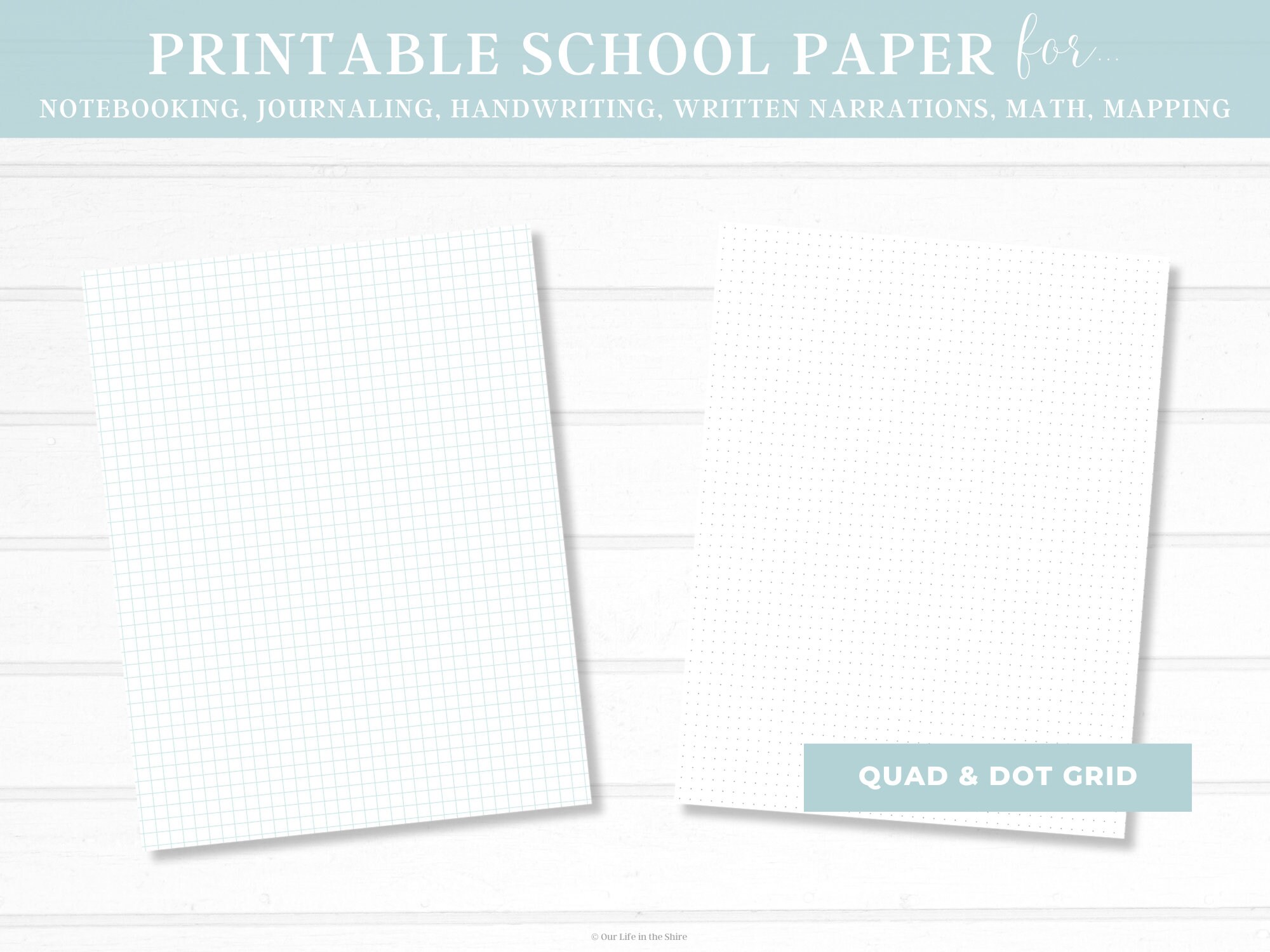 Printable Homeschool Paper, Lined School Paper, Draw and Write ...